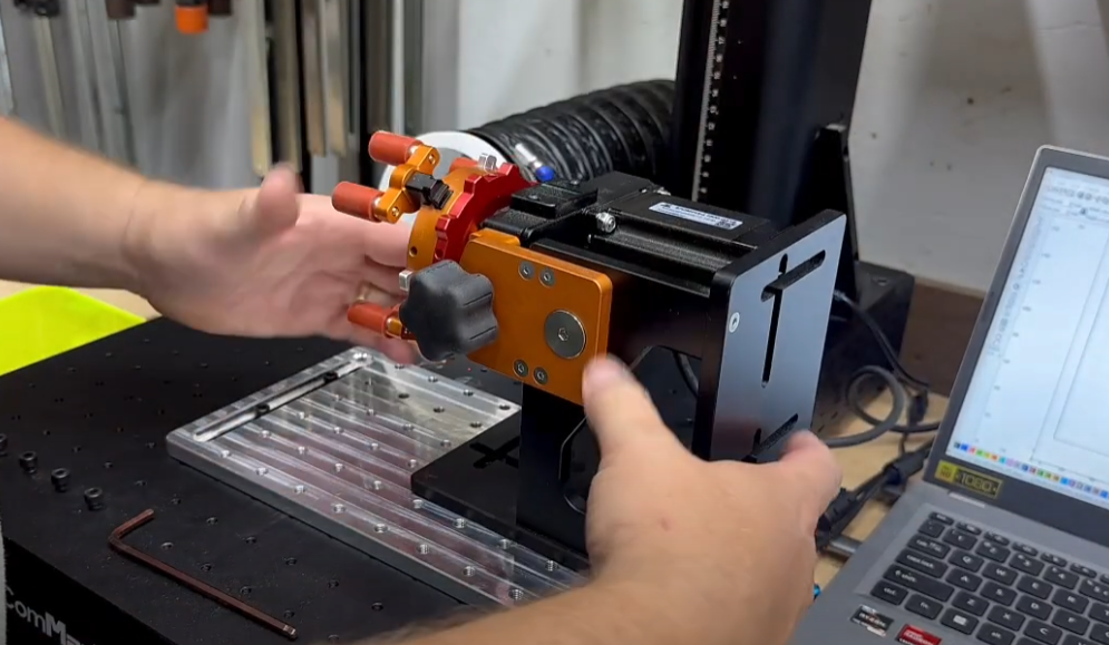 How to Set Up a Chuck Rotary on a Galvo Laser EngraverComMarker Blog ...
